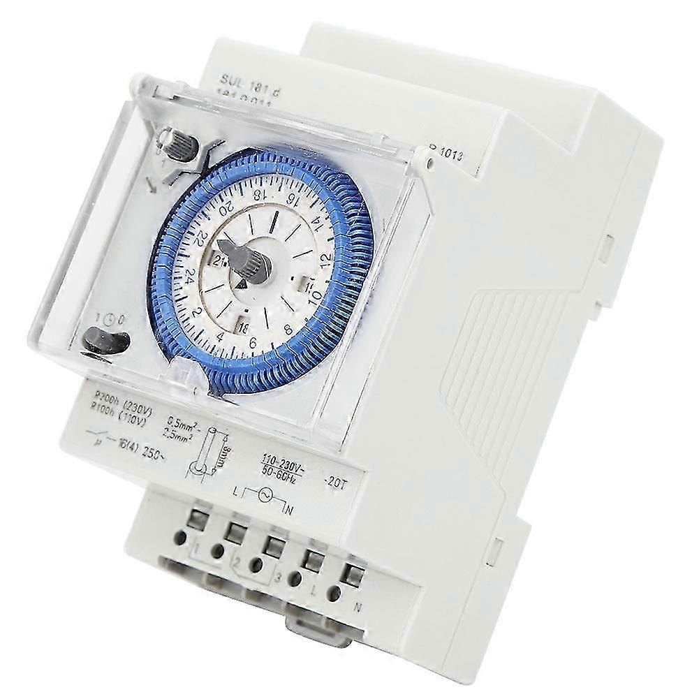 SUL181D Mechanical Timer 15 Minutes 24 Hours Timer Time Switch Relay ...