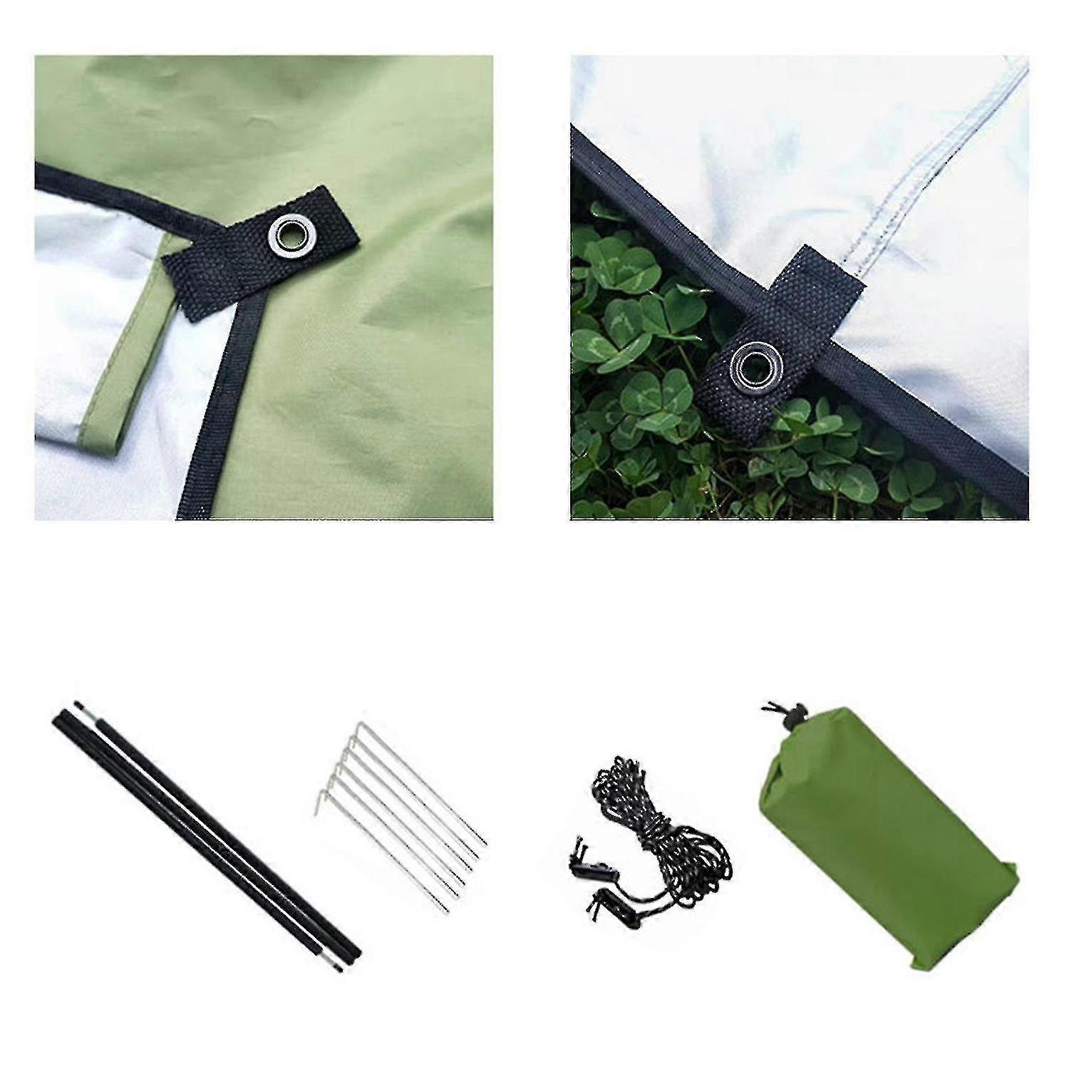 Windbreaker for camping - Lightweight 3 panel portable wind screen ...