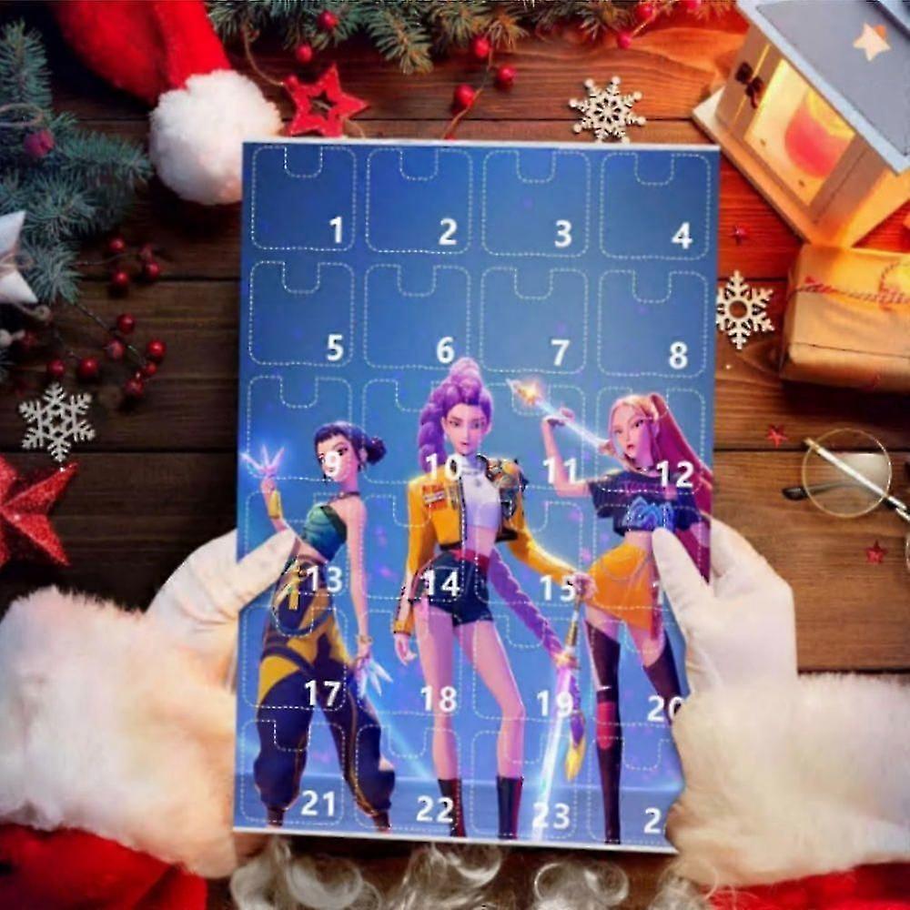 New Kpop Demon Hunters Advent Calendar K Pop Demon Hunters Rumi Mira Zoey Tiger Christmas ...