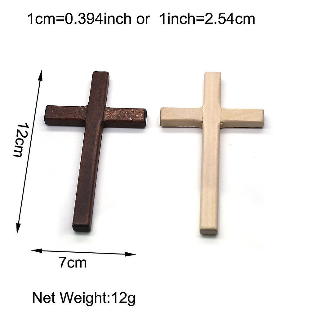 Wooden Cross Vintage Religious Catholic Handcrafted Plaque Small ...