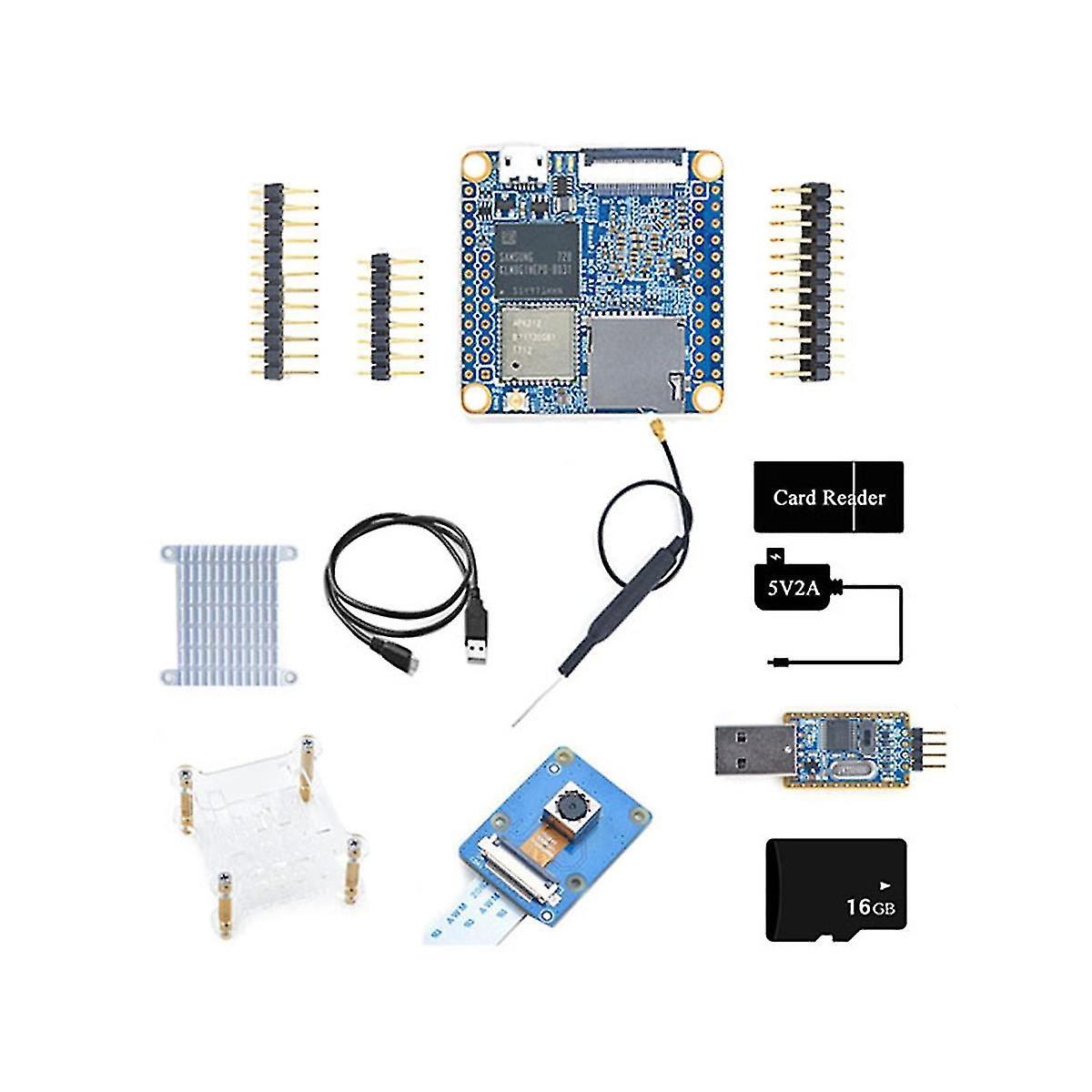 Nanopi Neo Air Development Board+cam500b Cam 16g Kit 512mb+8gb Emmc Wifi+bt Run Ubuntucore Iot ...