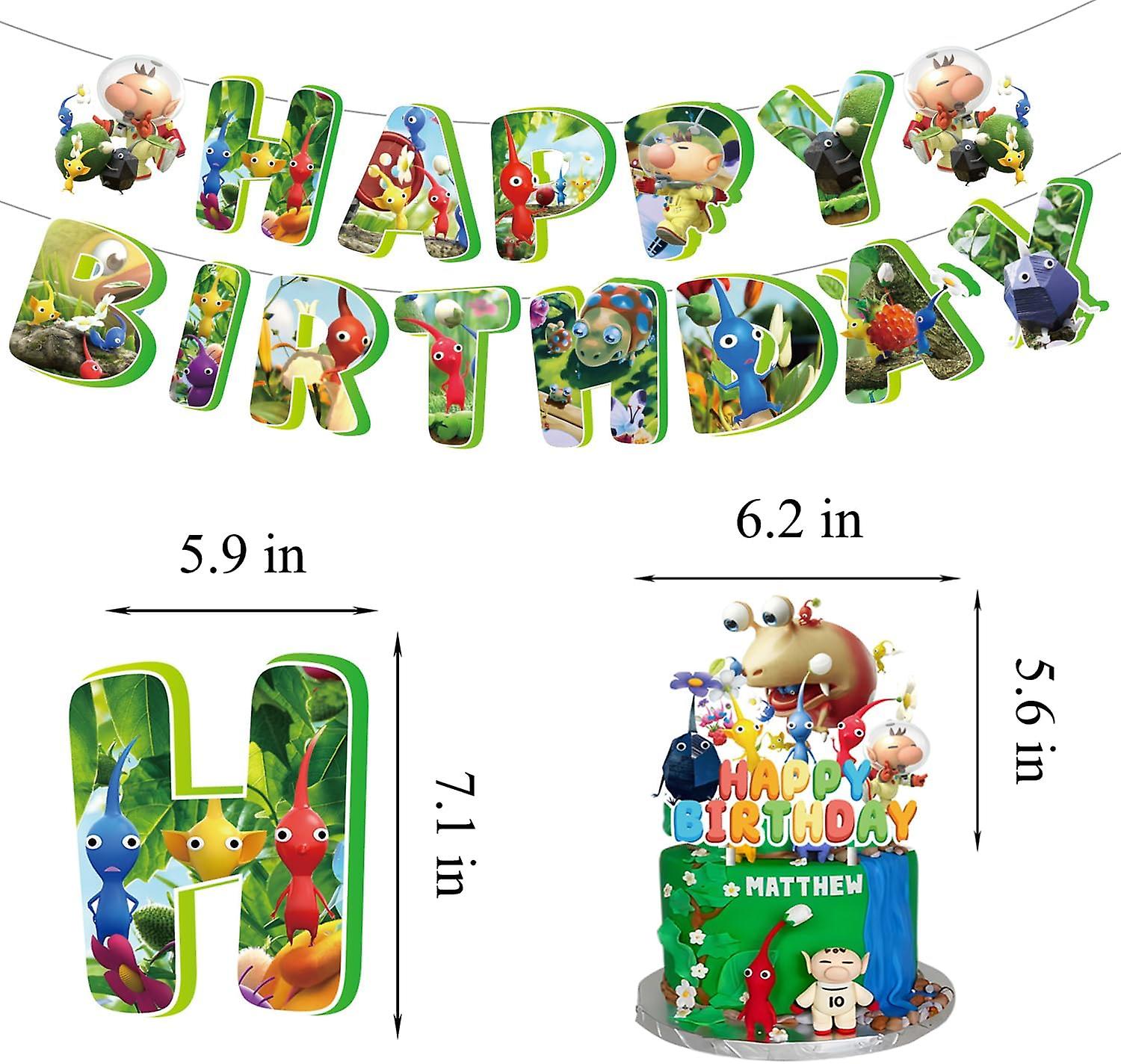 Pikmin Party Supplies Captain Olimar Video Game Birthday Party ...