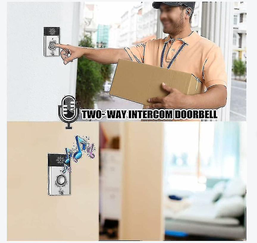 Two-way Wireless Intercom With Built-in Speaker, Access Control System ...