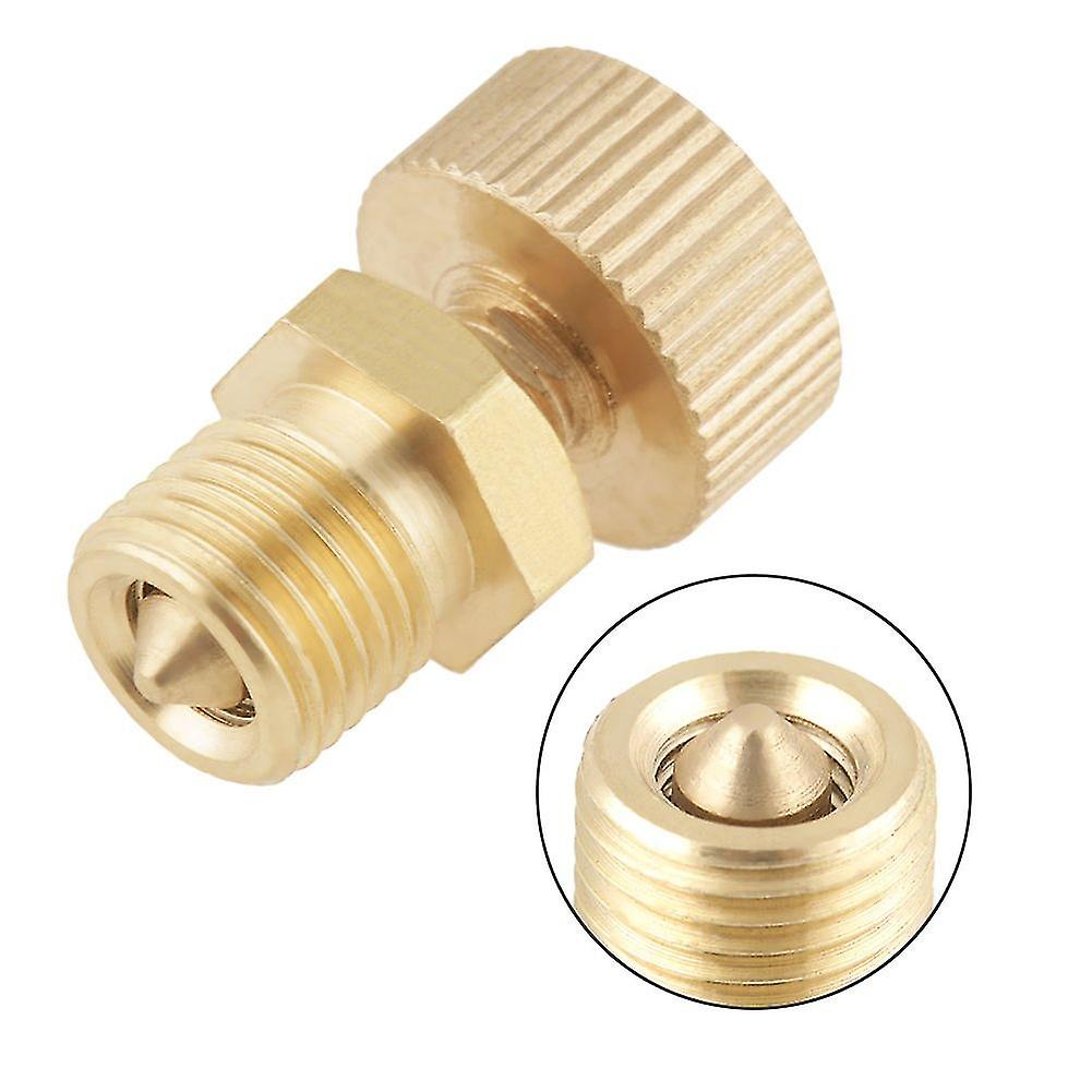 Air Bleed Valve Screw Brass Knob Bleeder Electric Air Pump Vent Tool ...