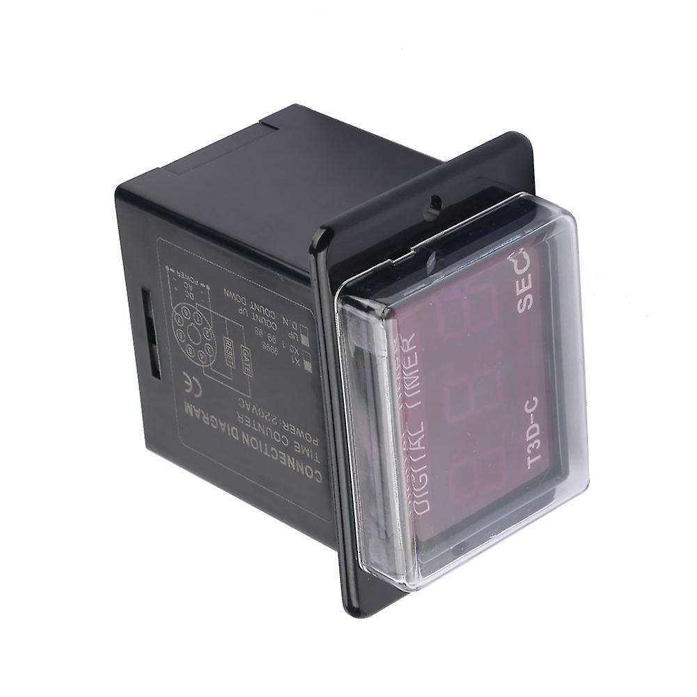 T3D-C Digital LED Time Counter Timer Delay Time Relay 8 pin 99.9/999 ...