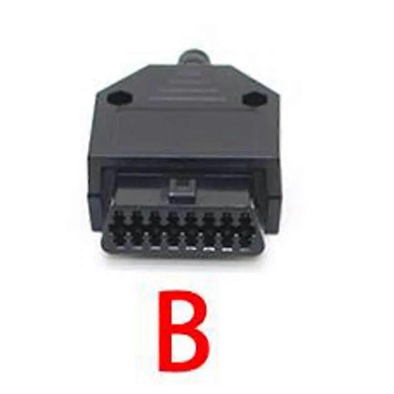 16pin obd2 connector OBD2 OBD 2 16Pin Female angle Connector OBD Female ...