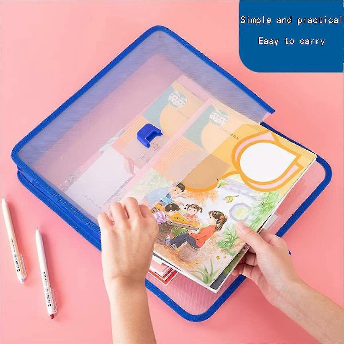 A4 Plastic File Folder, 3 Pcs Transparent Folder Document Holder ...