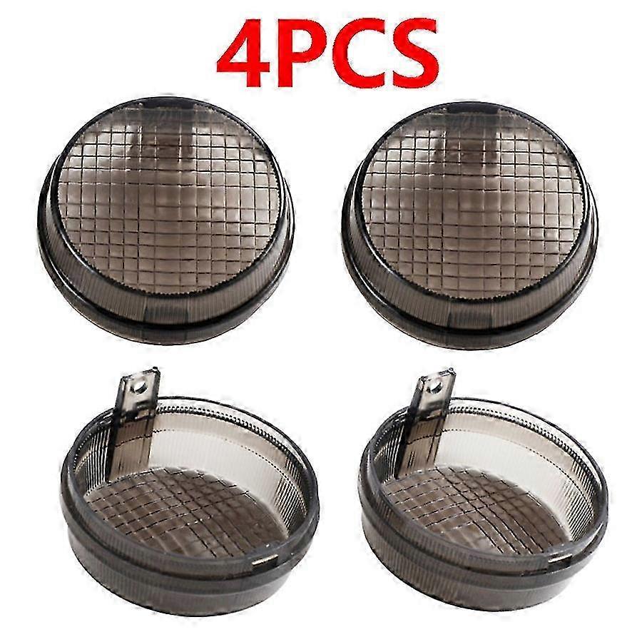 Smoke Front Rear Motorcycle Turn Signal Light Cover Indicator Lens For ...