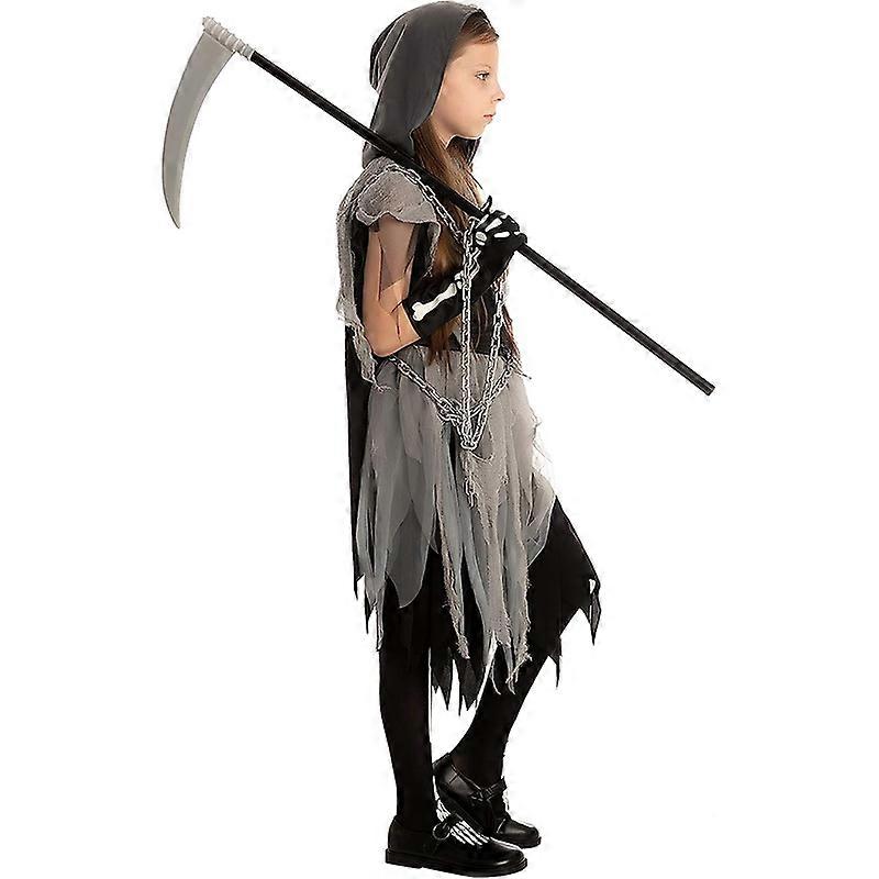 Scary Grim Reaper Girl Costume Kids Halloween Costume 2023 New Arrival ...