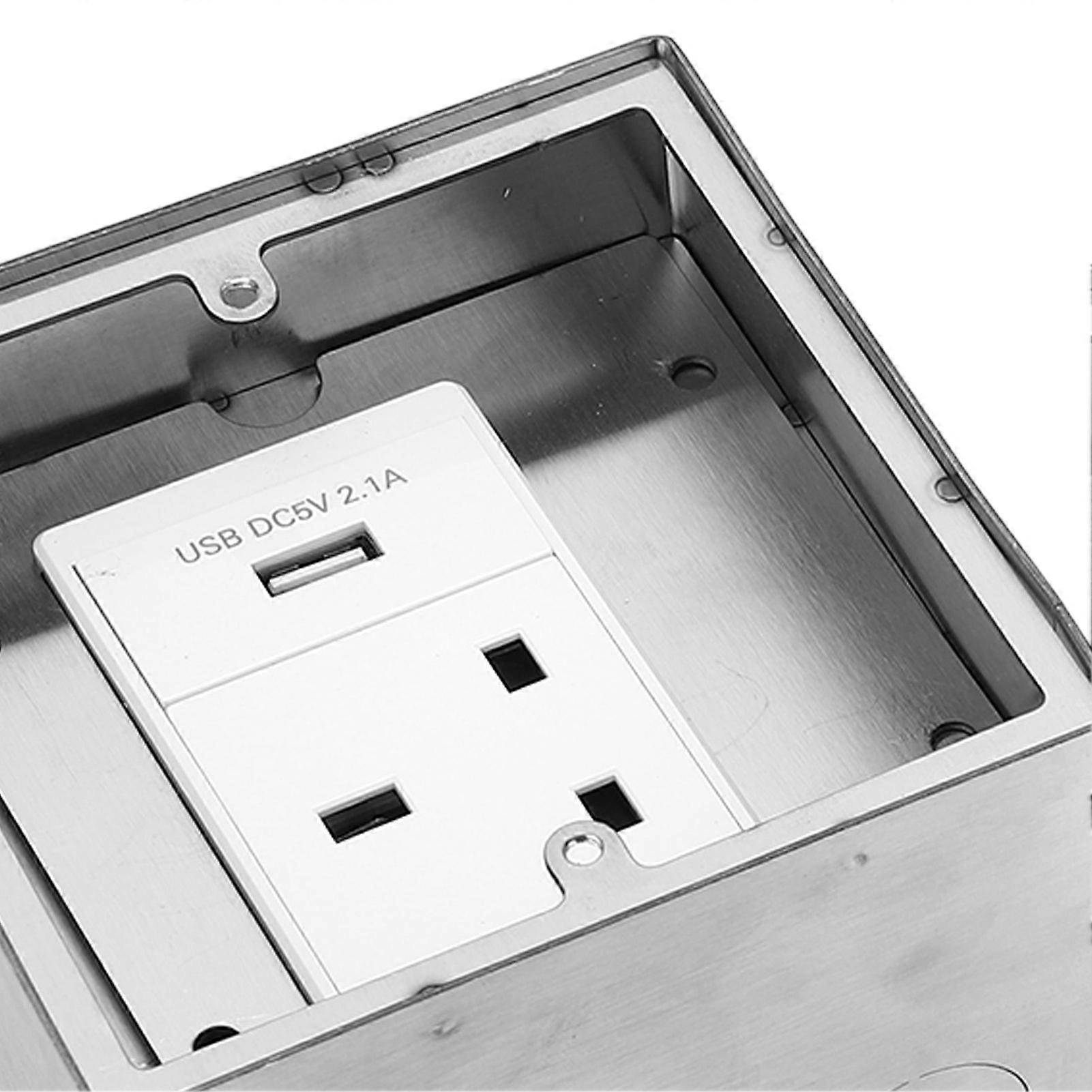 Concealed Socket 3 Holes Floor Outlet Waterproof Electrical Outlet Box ...