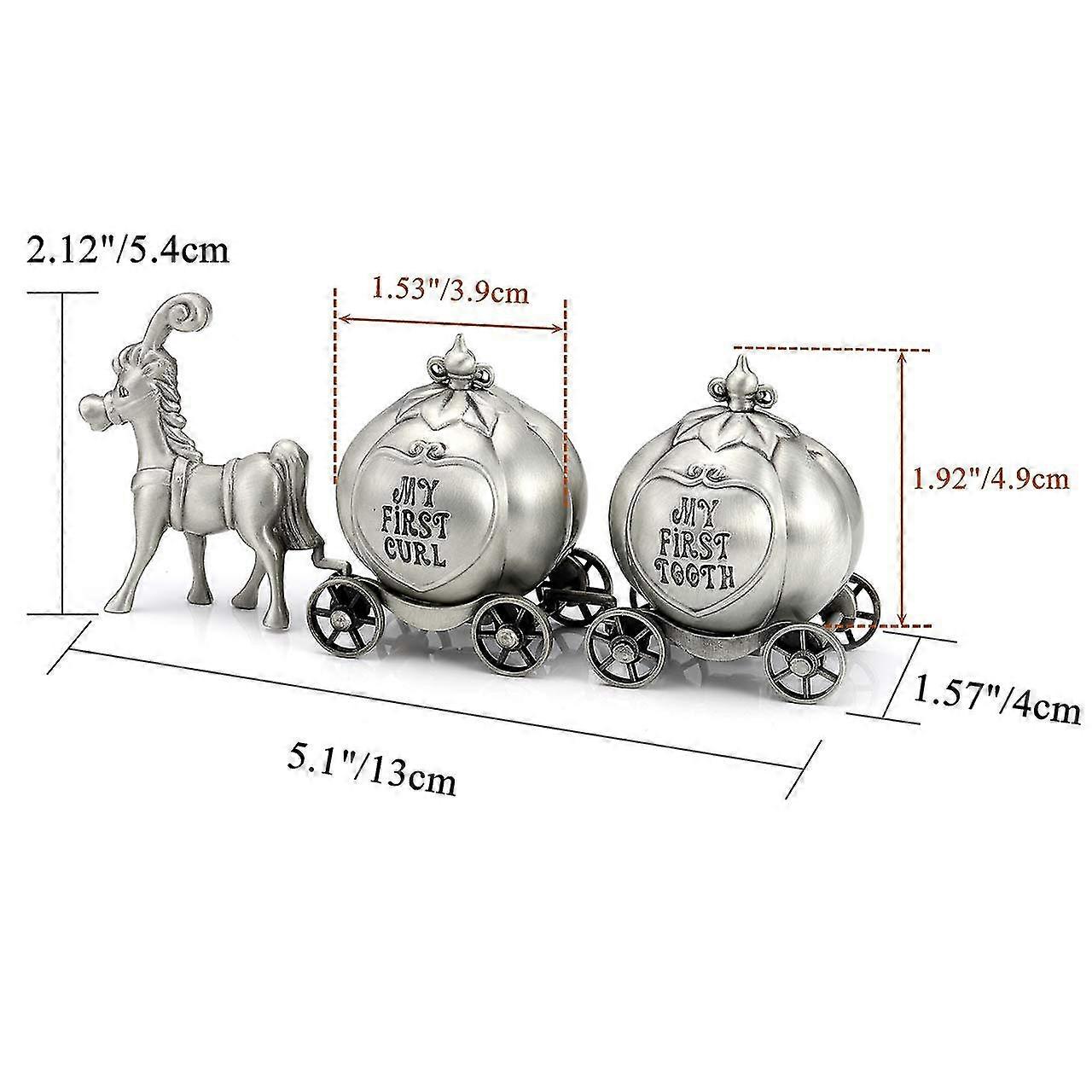 Silver Tooth Holder, My First Tooth And Curl Keepsake Box Set, Baby ...