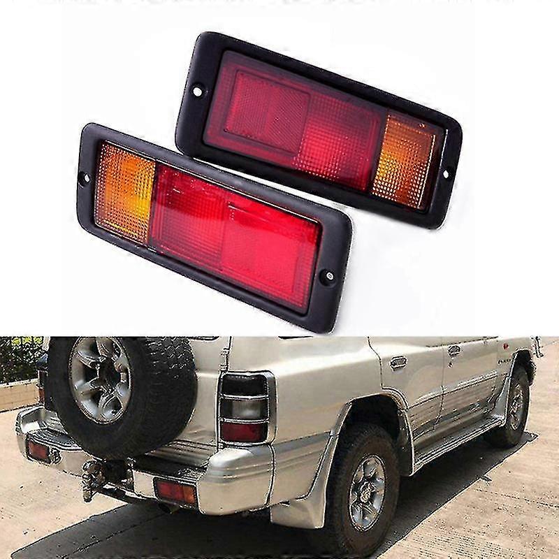 2pcs Rear Tail Light Bumper For Mitsubishi Shogun Pajero 1992-1999 ...