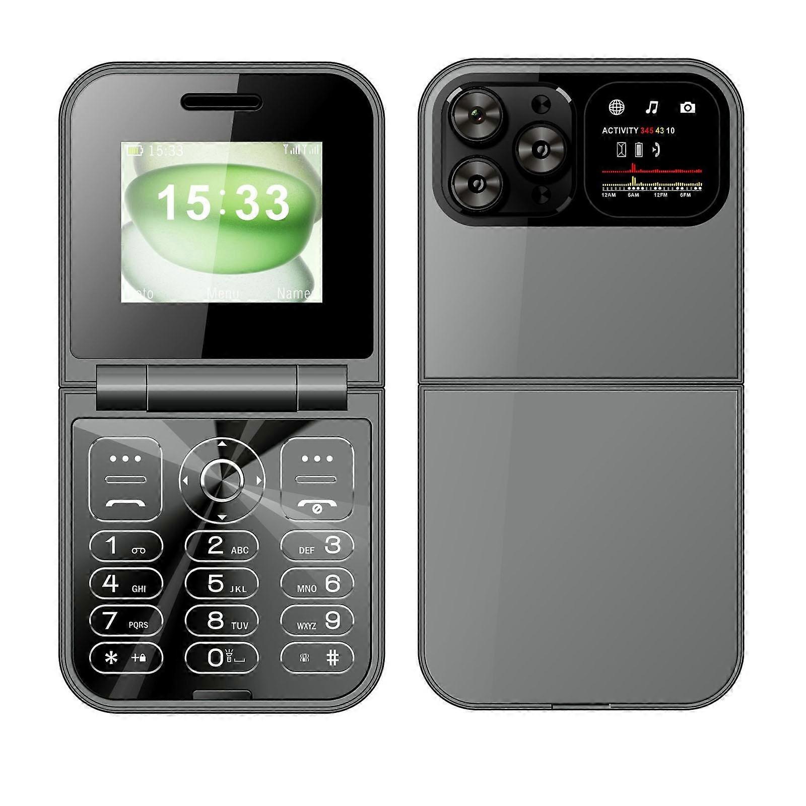 mobile phones New Mini Flip Mobile Phone 2 SIM Card Small Display ...