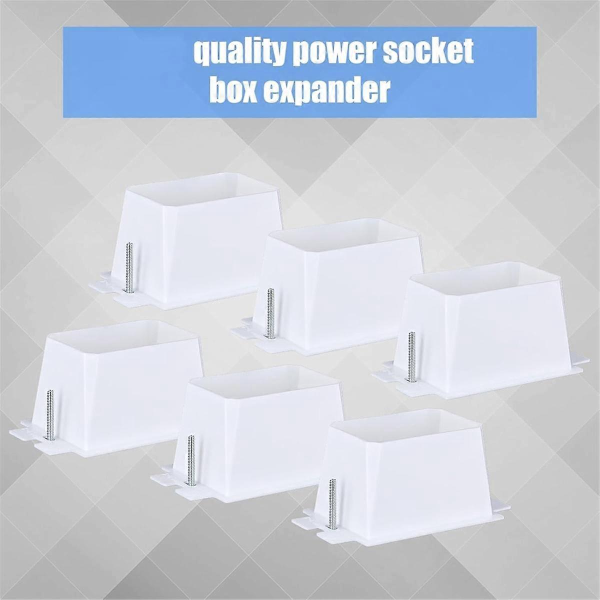 6pcs Electrical Outlet Box Extender,Single Gang Box Extender with 12pcs ...