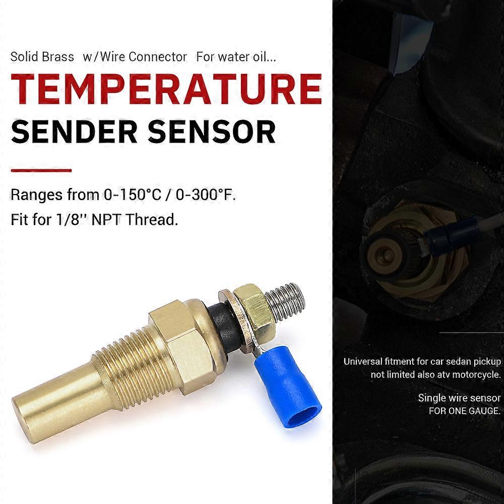VR - 12V 1/8 NPT Racing Car Oil Temp Sensor Water temperature Sensor ...