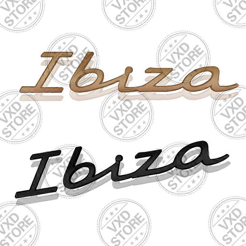 For Seat Ibiza Car 3D Metal Letters Logo Badge Decals Sticker Car Auto ...