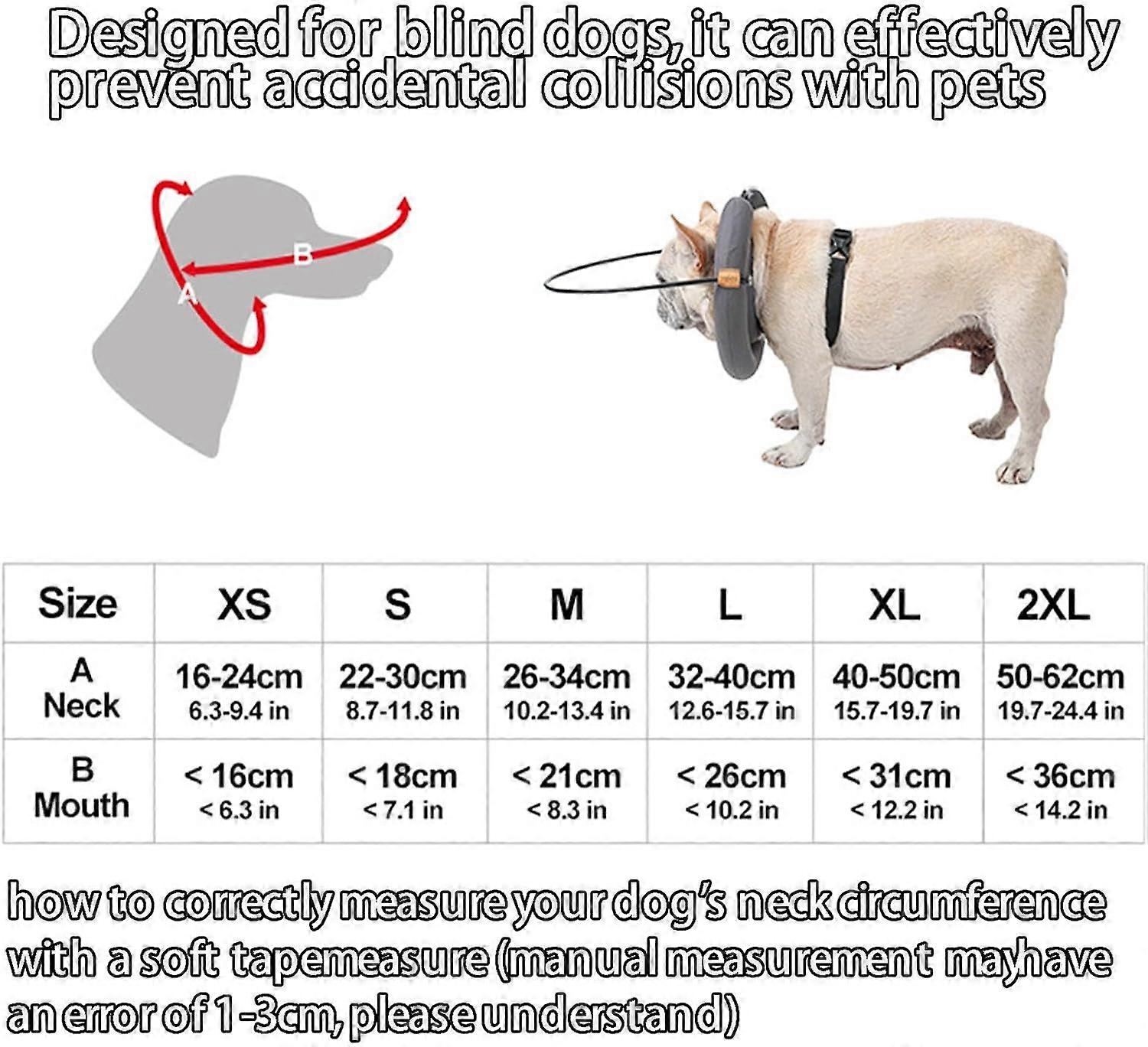 Blind Dog Halo, Blind Dog Harness Guiding Device, Blind Dog Bumper to ...