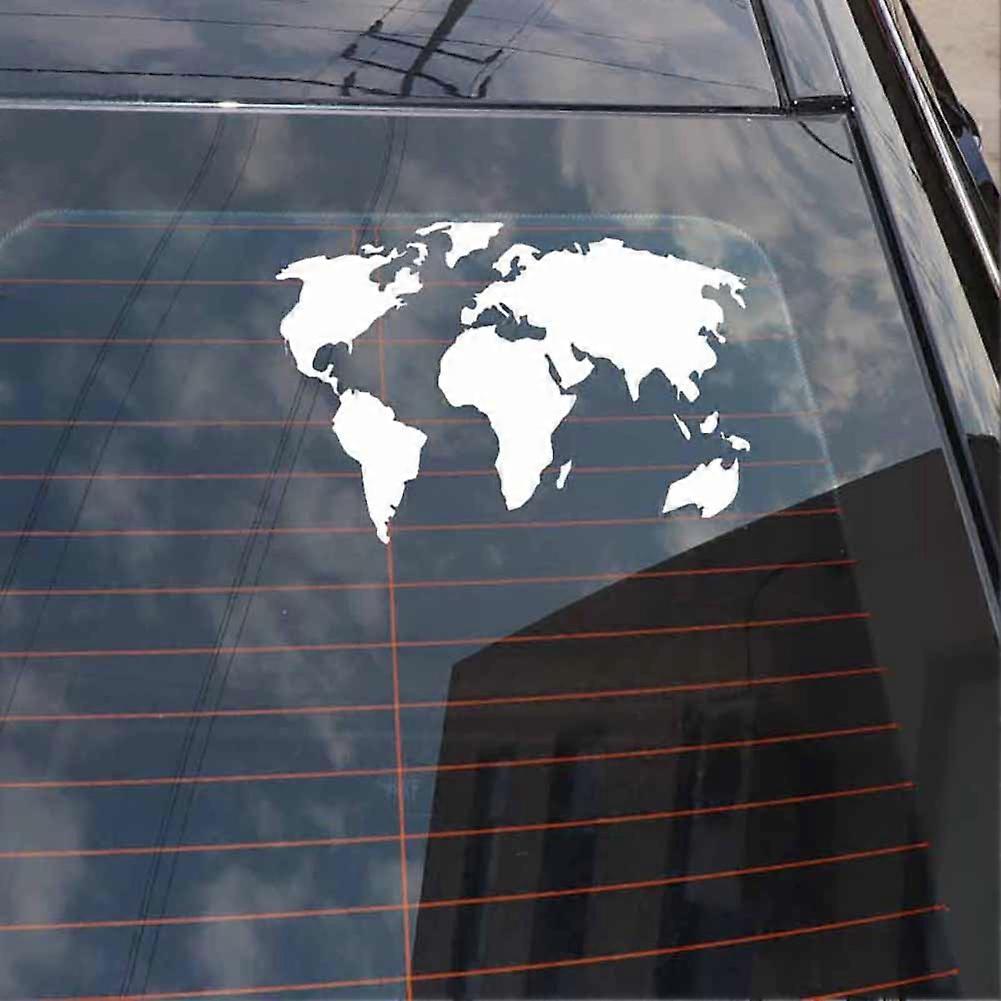World Map Car-Styling SUV Truck Body Window Reflective Decals Sticker ...