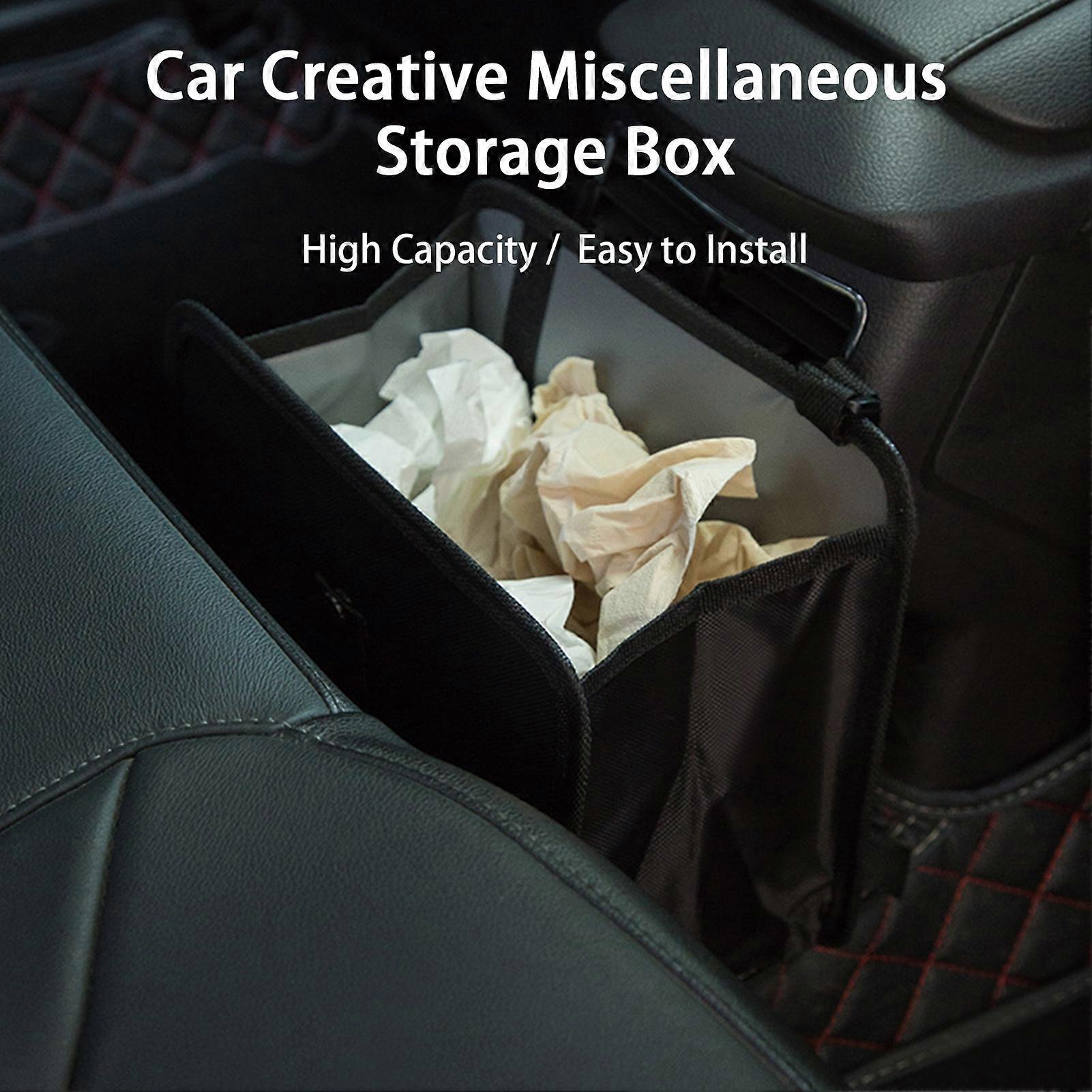Car Trash Can High Capacity Hanging Multifunctional Oxford Cloth ...
