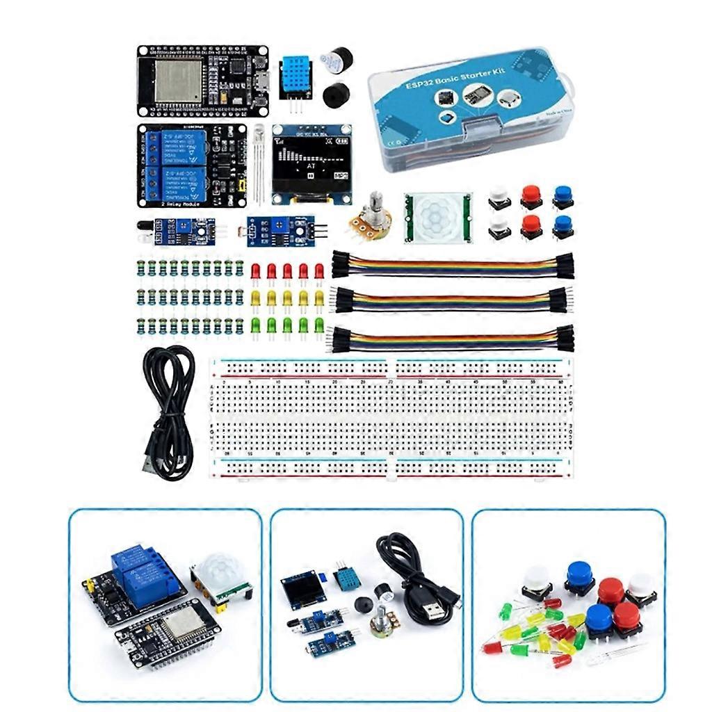 ESP32 Development Board Basic Starter Kit Begin DIY Journey | Fruugo UK