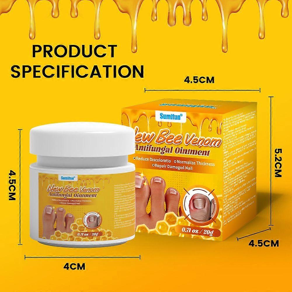 Antifungální mast proti včelímu jeduVčelí jed na nehty, krém na opravu ...