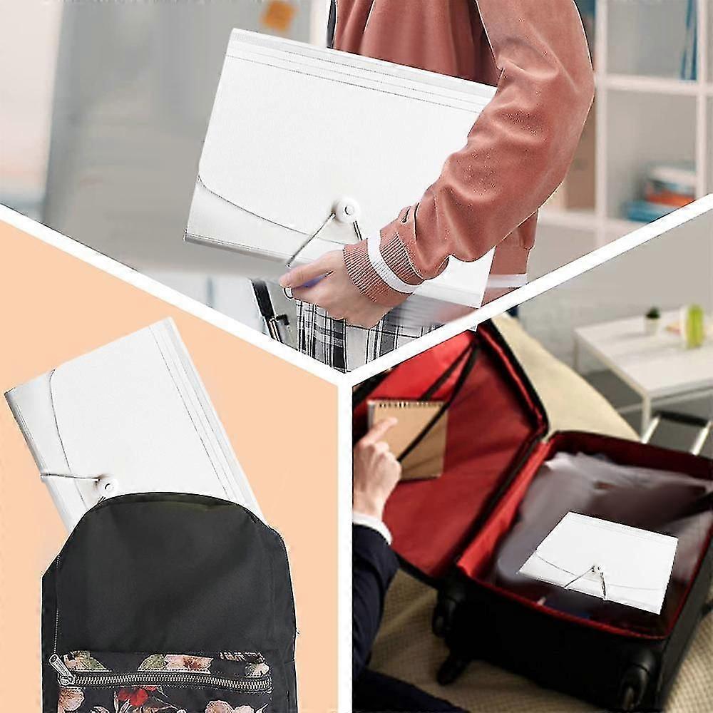 Expanding File With Flap And Cord Closure, Big Capacity File Folder ...
