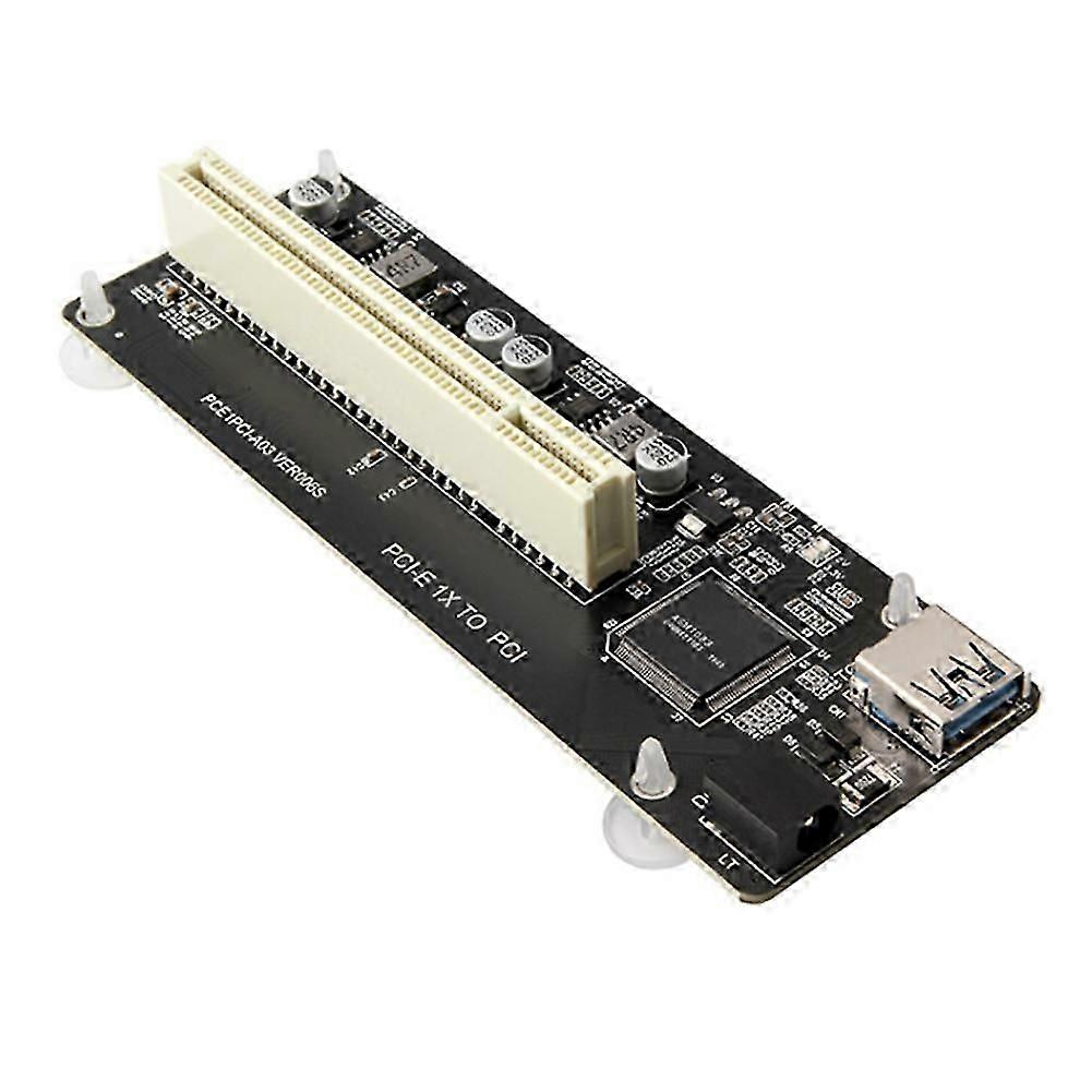 PCIE PCI-E PCI Express X1 to PCI Riser Card Bus Card High Efficiency Adapter Converter USB 3.0 ...