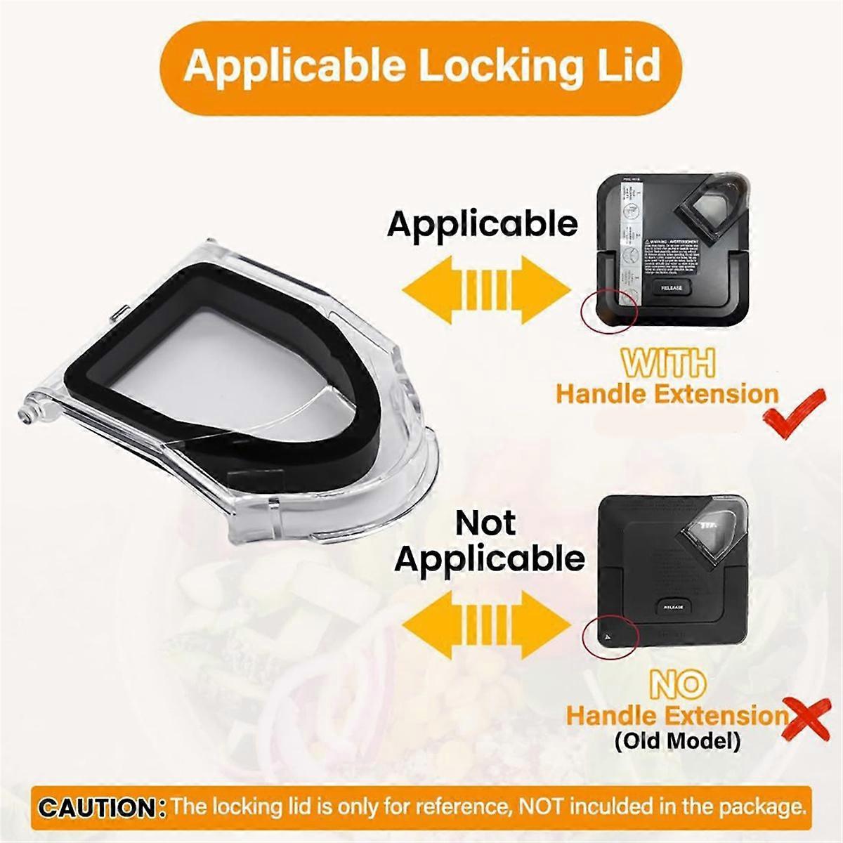 2PCS Blender Lid Replacement Spout Cover Blender Top Parts for Locking ...