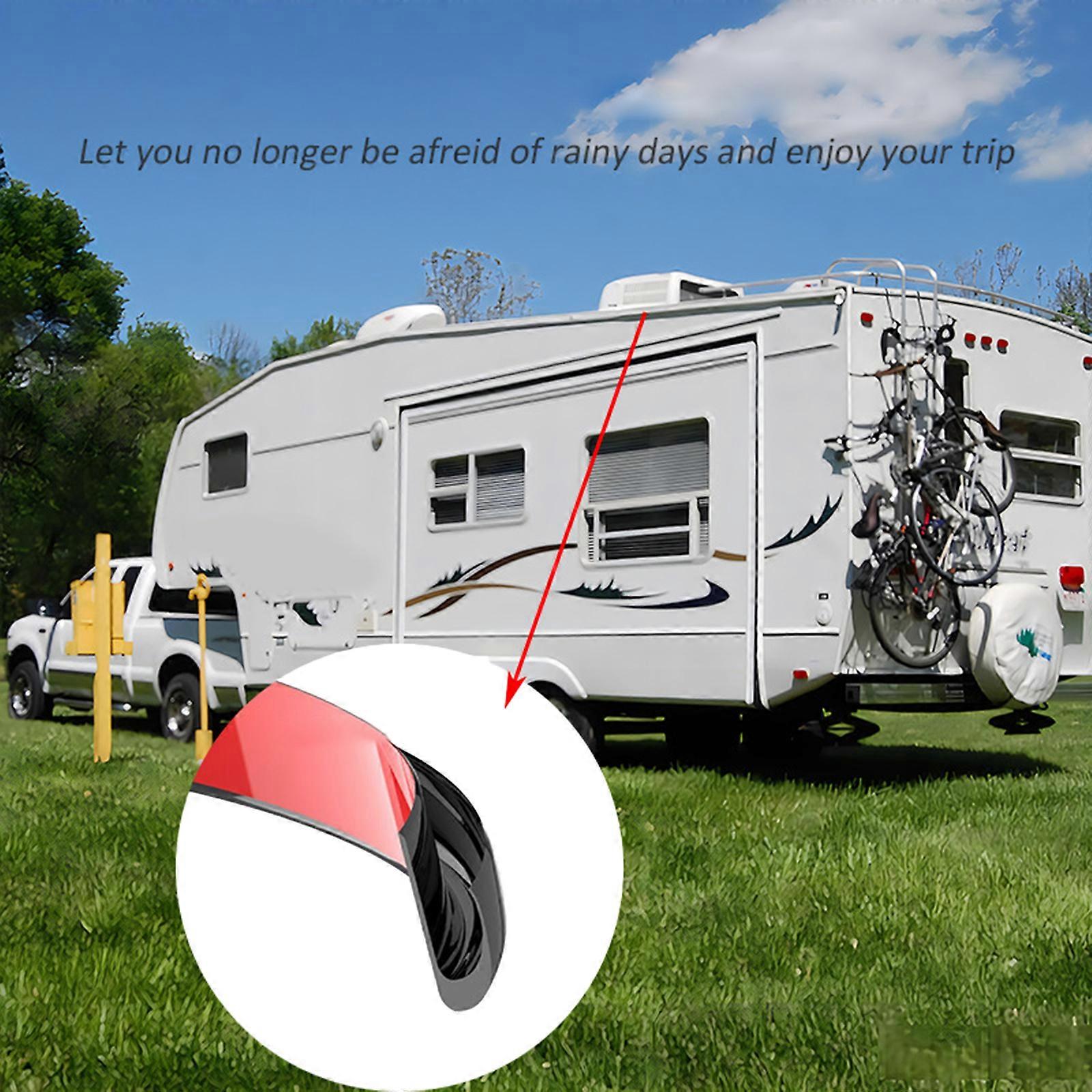 Roof Water Deflector Silicone/TPE Rain Gutter Simple Installation ...