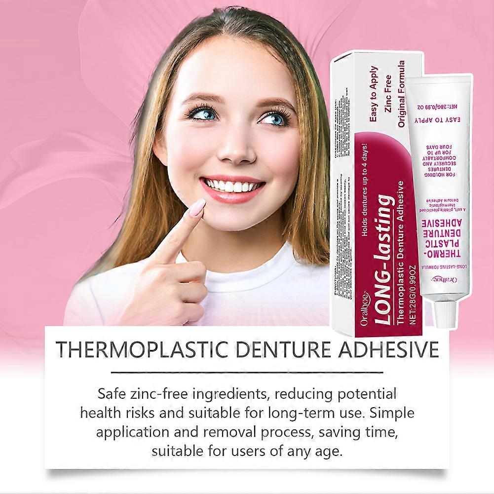Super Grip Denture-Adhesive Cream Waterproof Denture-Adhesive Cream for ...