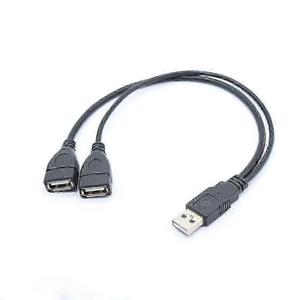 USB Splitter Y Cable for Dual Charging, Data Sync - 30cm High-Speed USB ...