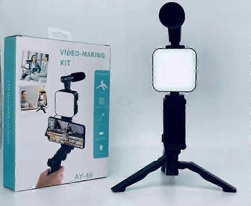 2025 Youtuber Tiktoker Kit For Recording With A Phone, Microphone, Lamp ...