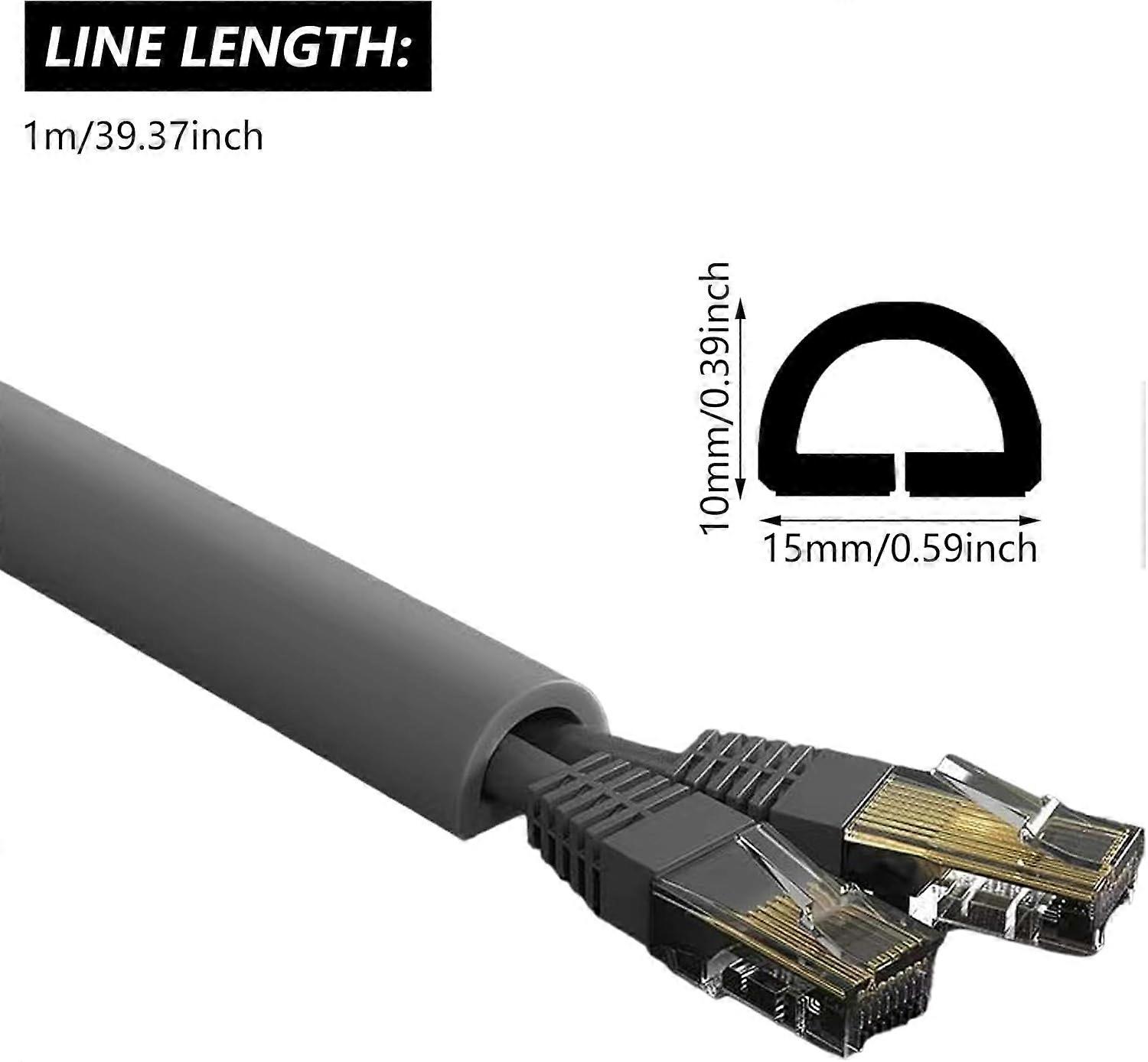 PVC Wire Slot Floor Cable Protector SelfAdhesive Cable Protection ...