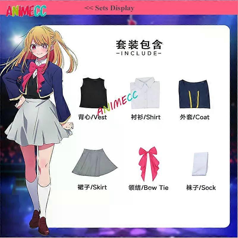 ANIMECC Ruby Hoshino Arima Kana Cosplay Oshi No Ko Rubii Cosplay ...