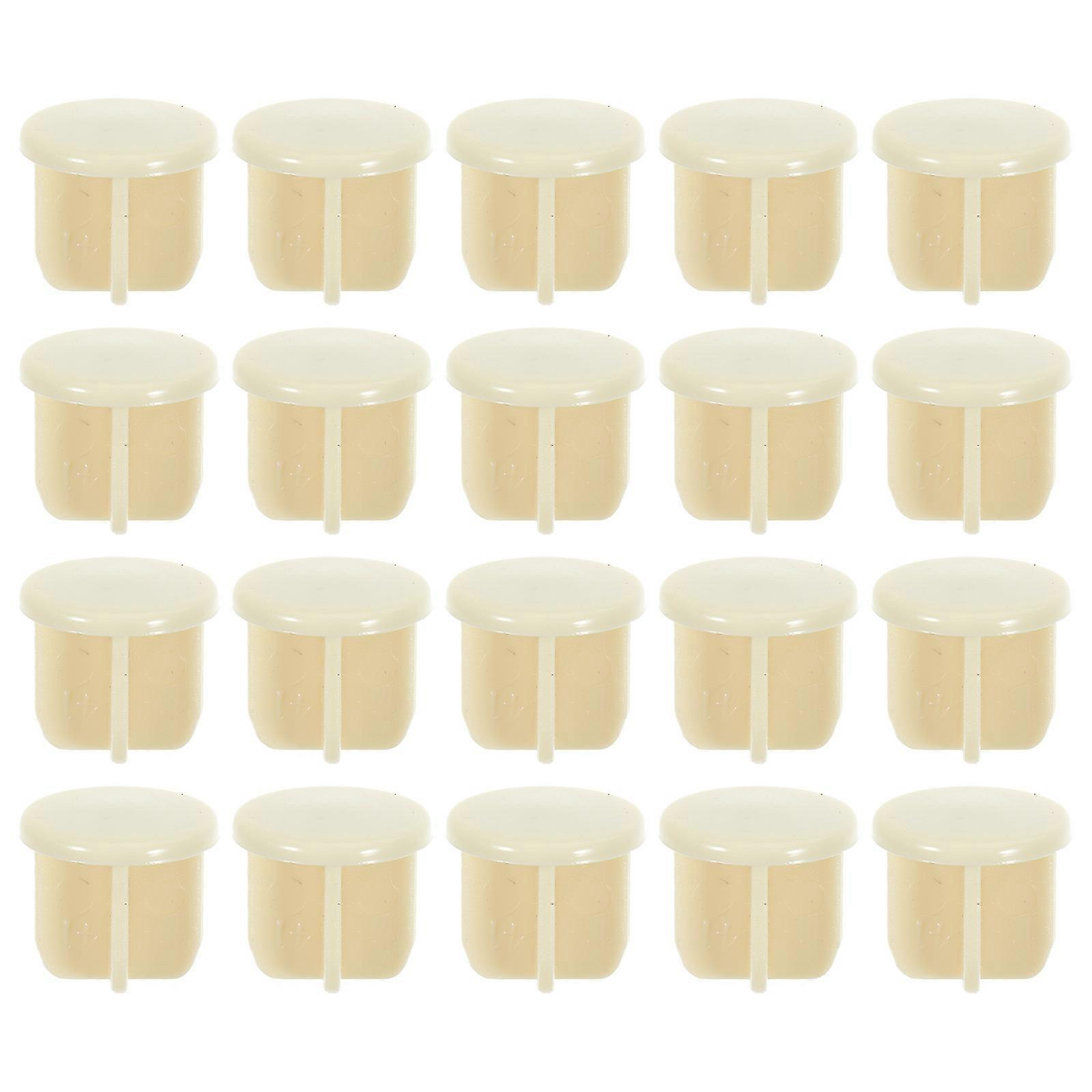 Blinds Bottom Rail End Caps for Roller Blinds Replacement 50Pcs White ...