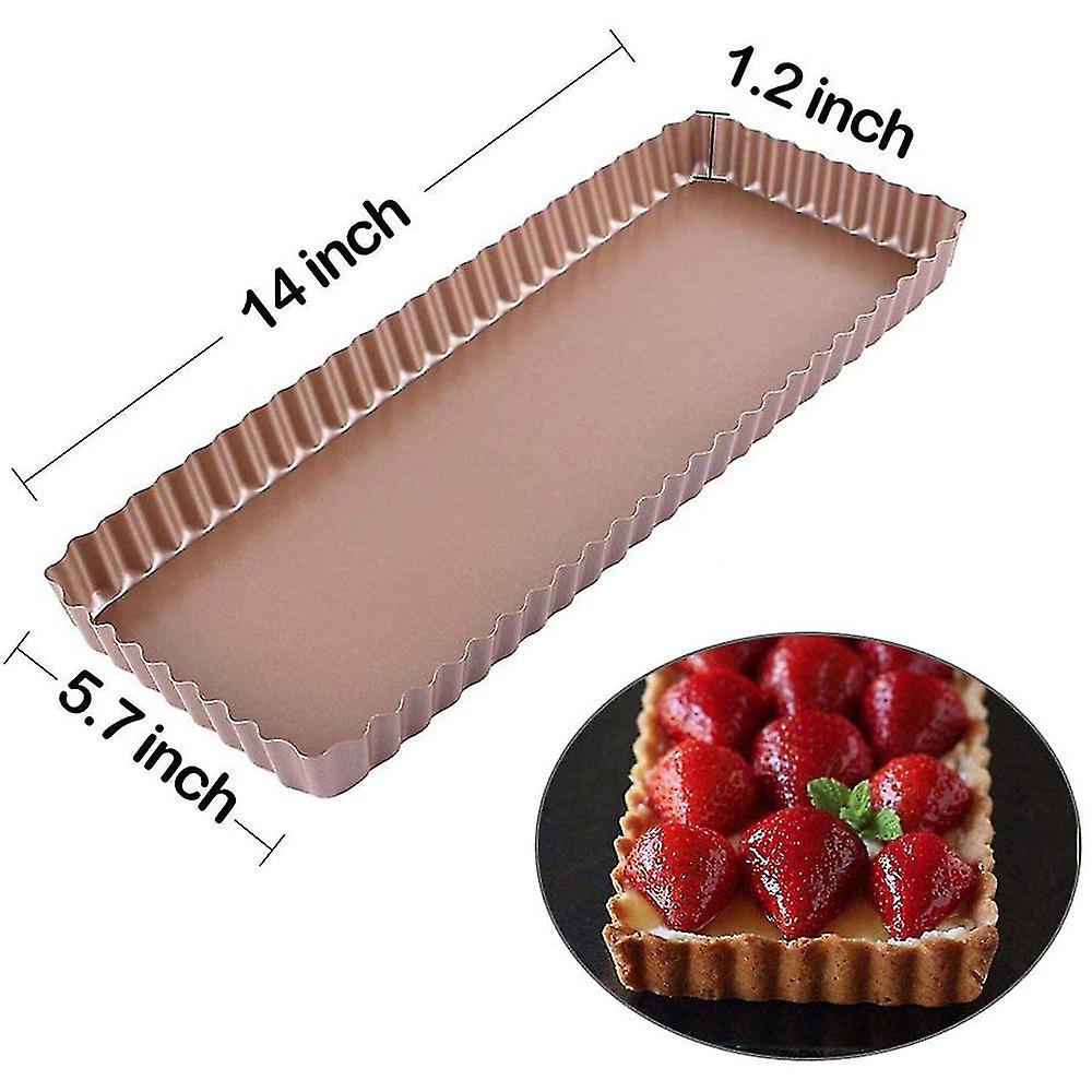 Tart Pan Quiche Pan With 36x15 Cm Lifting Base Rectangular Quiche ...