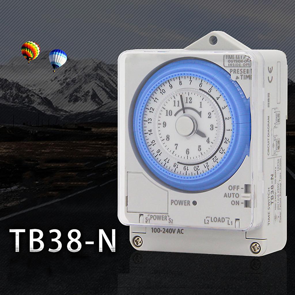 Precise Timer Mechanical Time Control Switch 24 Hours Ac 100-240v 50/60hz 20a | Fruugo UK