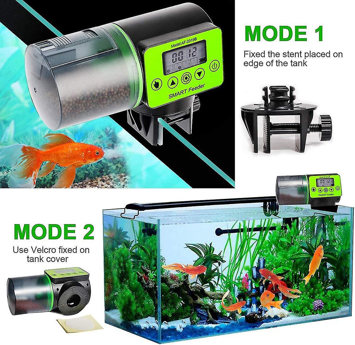 Automatic Fish Food Dispenser With Timer And Lcd For Aquarium | Fruugo UK