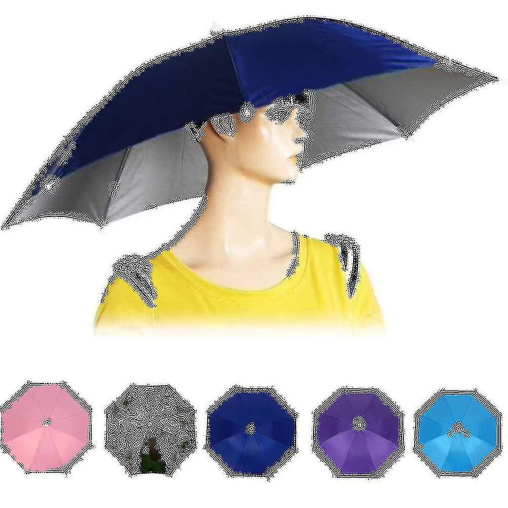 Sunjoy Tech Umbrella Hat, 22 Inch Hands Free Umbrella Cap Anti-rain Cap ...
