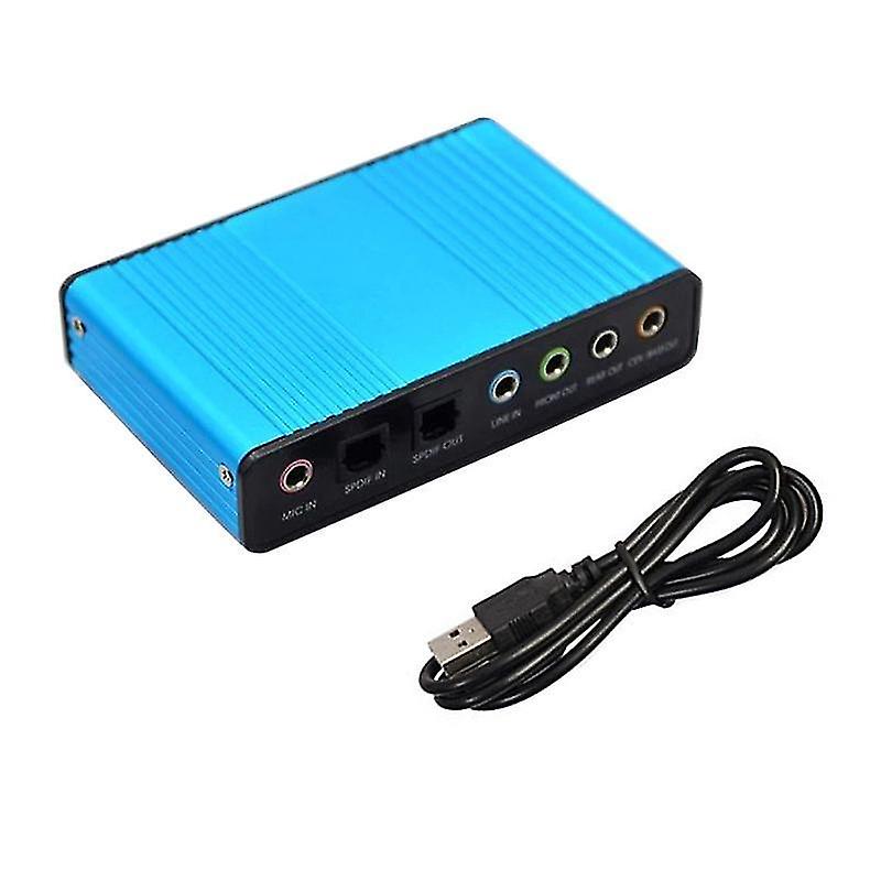 Usb Optical Sound Card 6 Channel 5.1 External Reverb Sound Card ...