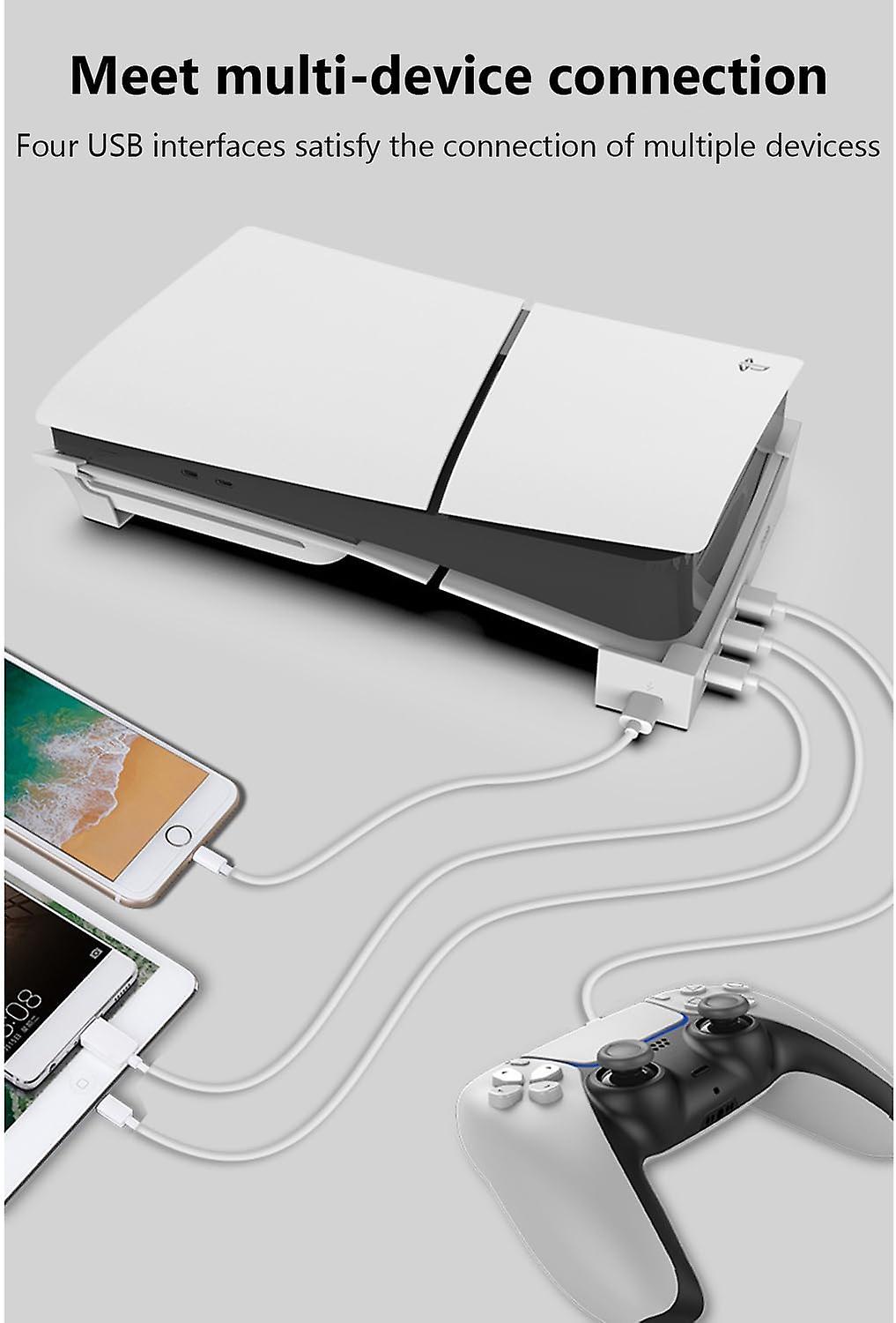 PS5 Slim Horizontal Stand, PS5 Slim Stand Horizontal Legs Under The ...