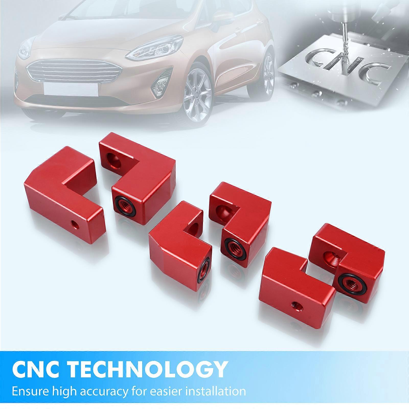 Car Bolt-on Tail Wing Lifter Bracket Kits Rear Wing Spoiler Hatch Riser ...