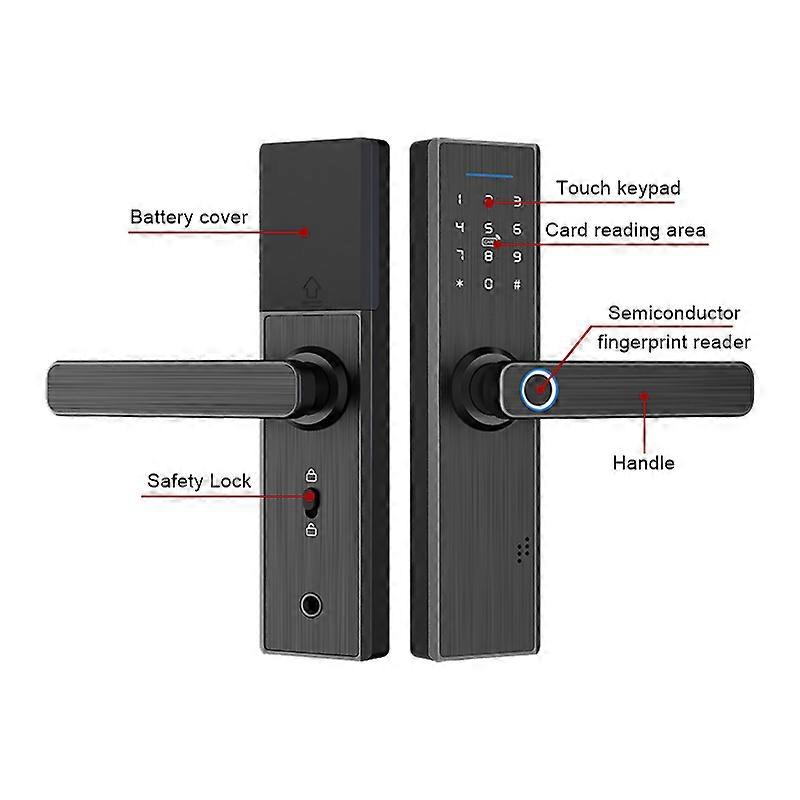 Ttlock App Bluetooth Wifi Door Lock Biometric Fingerprint Smart Lock ...