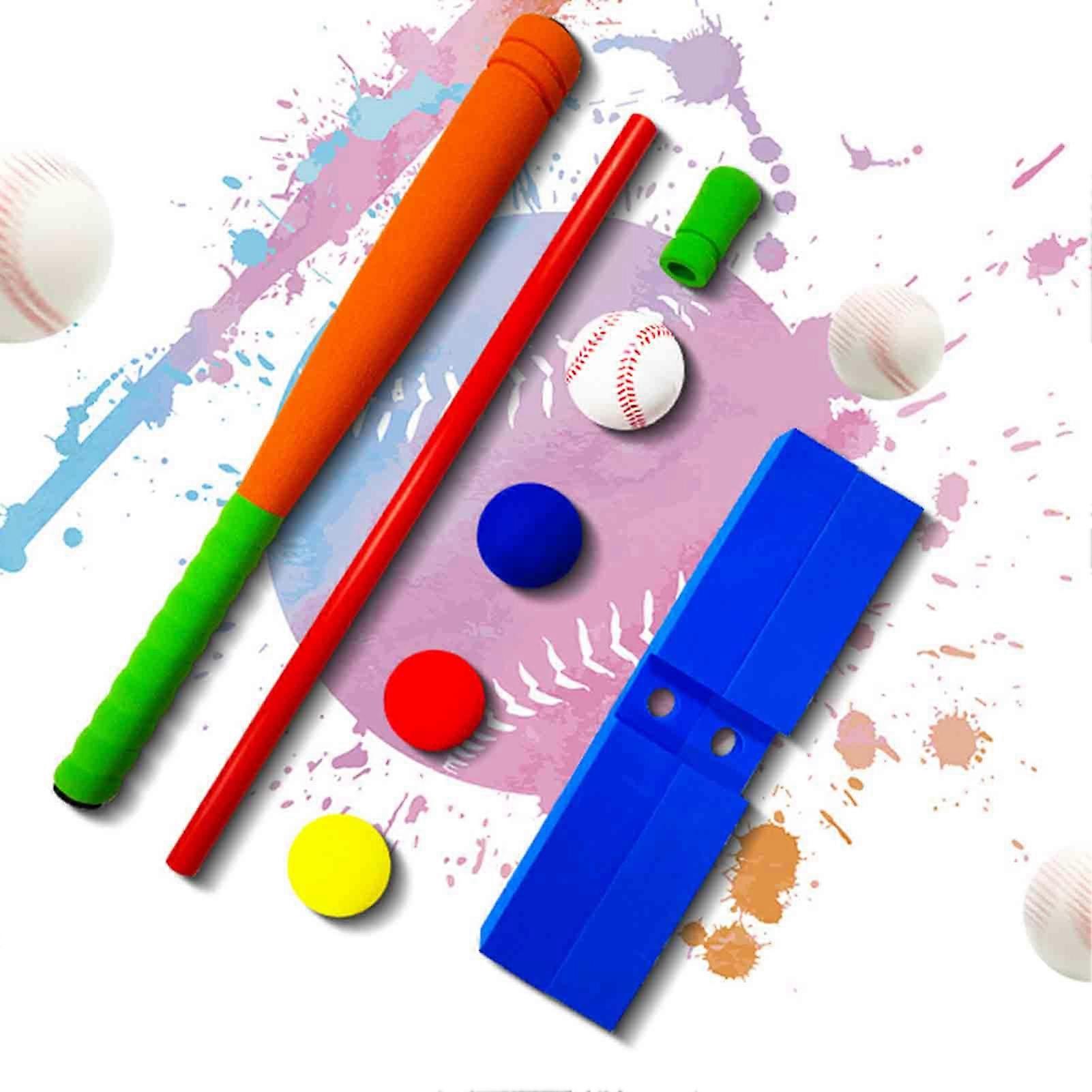 Children's Baseball Set Kindergarten Soft Safety Baseball Training ...