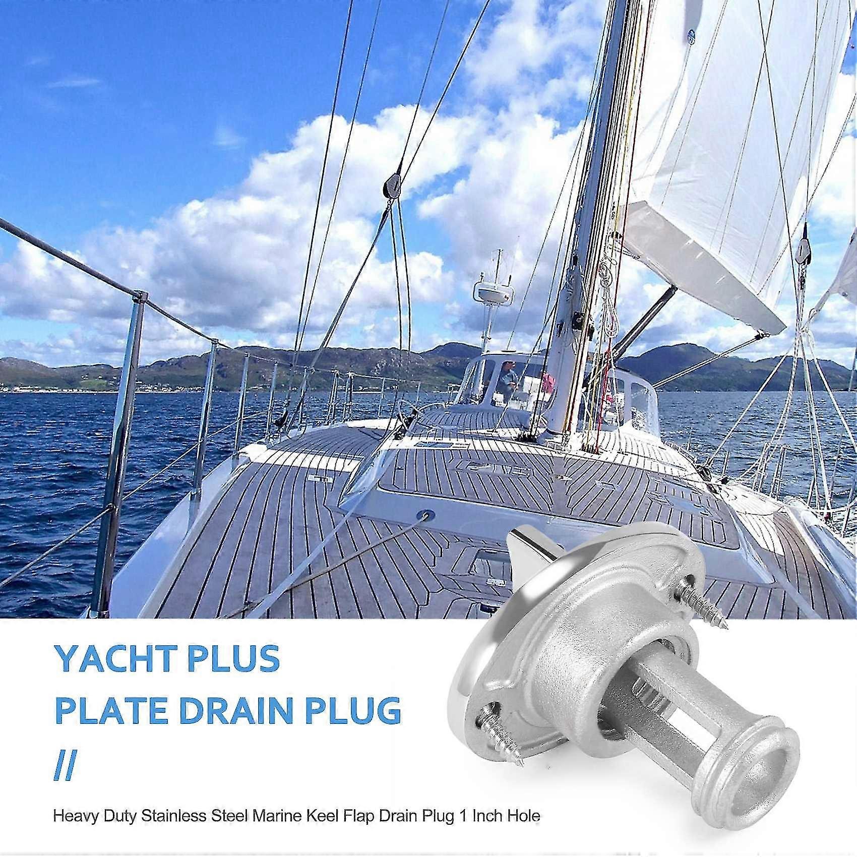 Oval Garboard Drain Plug Marine 316 Stainless Steel Drain Plug Fits 1 ...