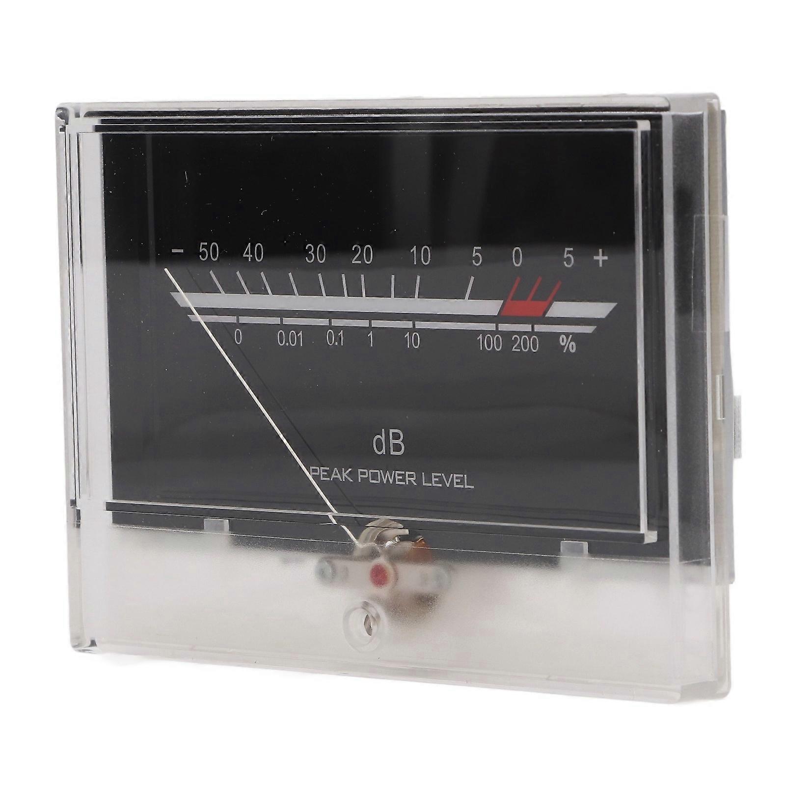 VU Meter LED White Backlit Accurate Measurement Power Amplifier DB ...