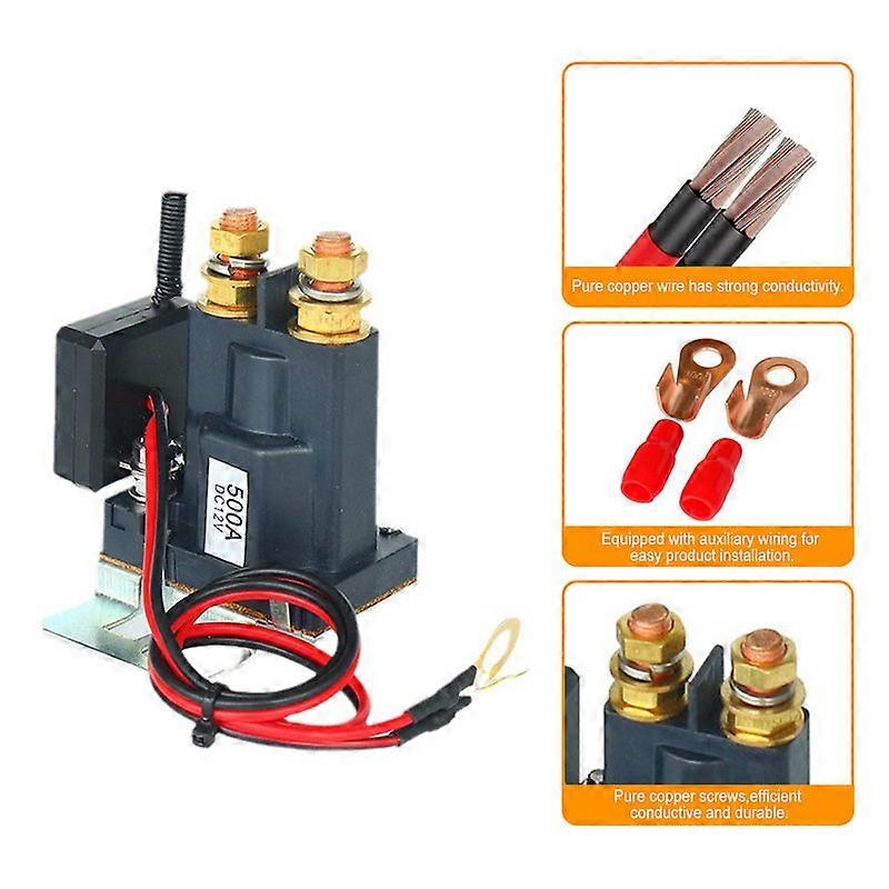 12V/24v Dc 500a Disconnect For Car Truck Rv Camper Battery Switch ...