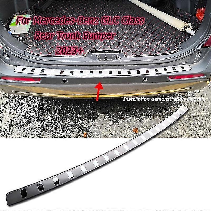 Rear Bumper Protector Guards For Mercedes-Benz GLC 2023-2024 ...