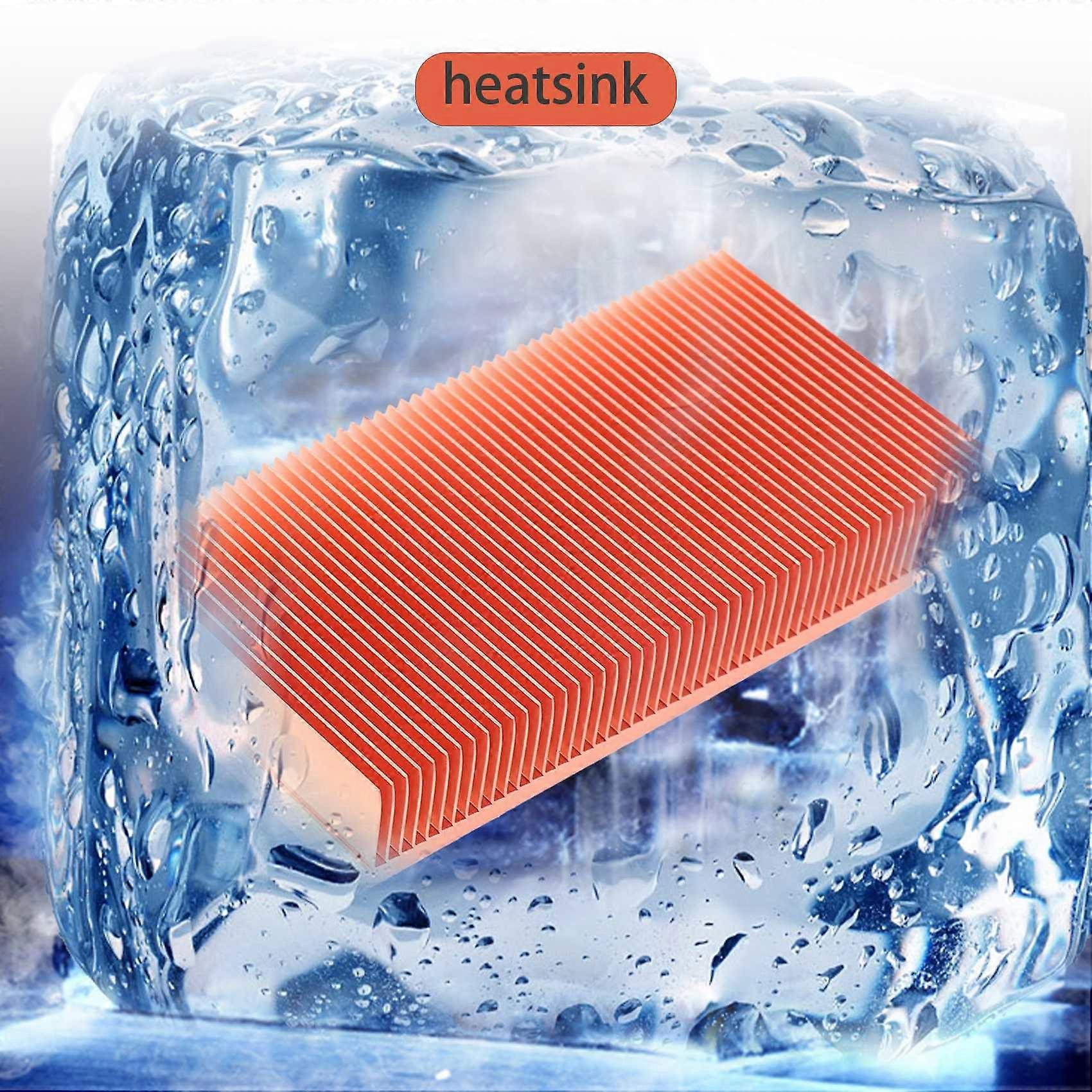 Pure Copper Heatsink 100X50X15mm Skiving Fin Heat Sink Radiator for ...