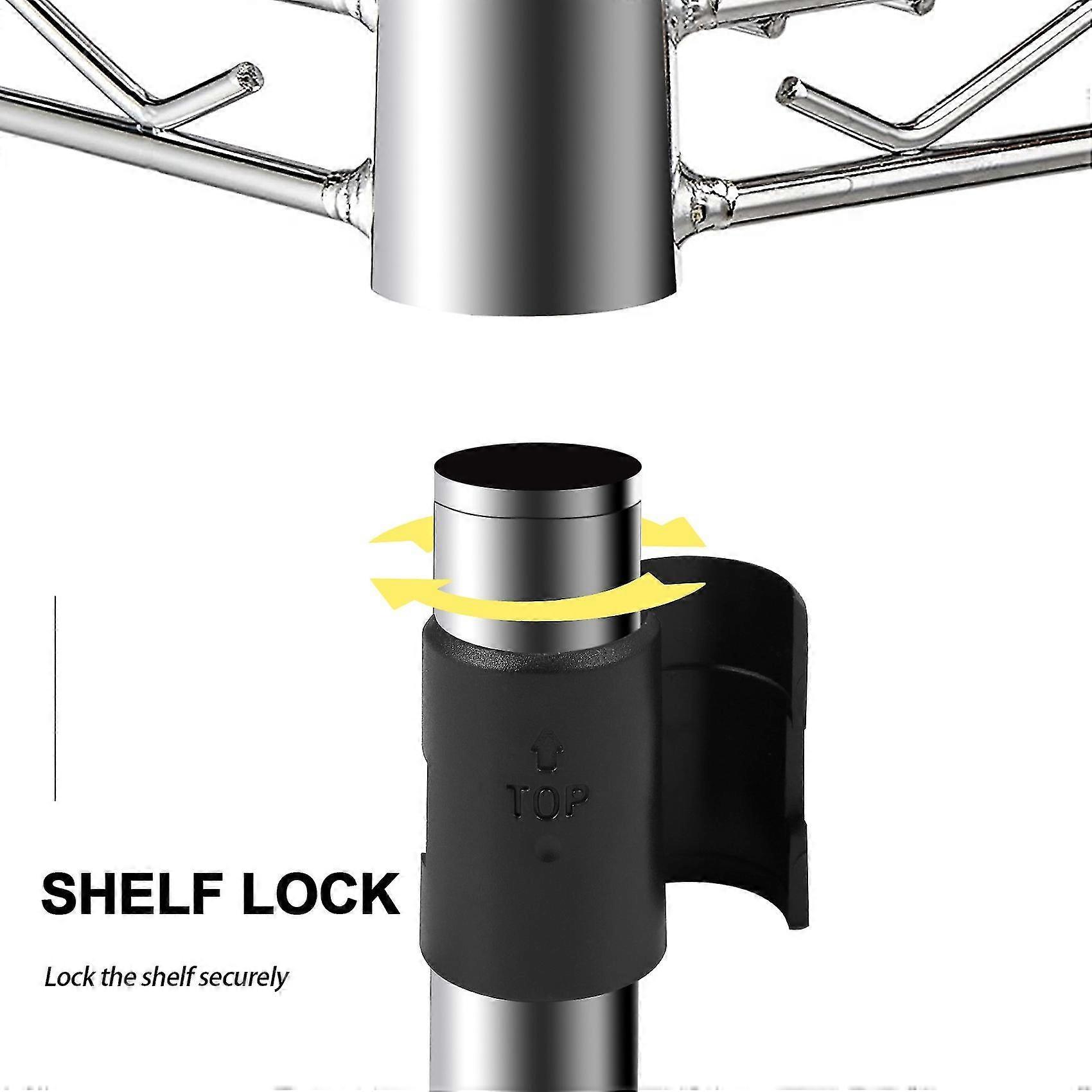 74-packs Wire Shelf Clips Wire Shelving Shelf Lock Clips For 1 Inch ...